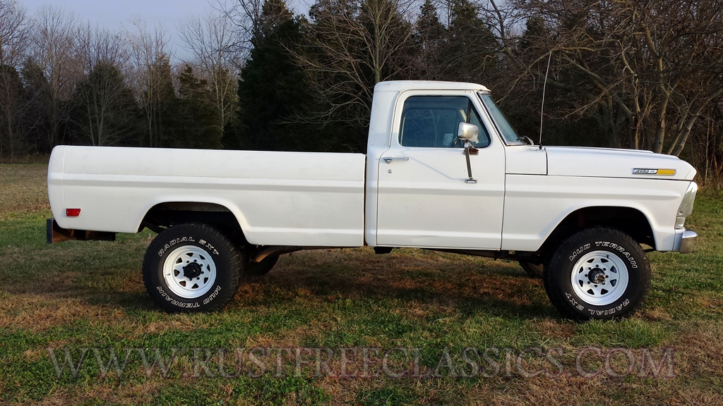 1968 F250 Highboy Custom Cab White 68